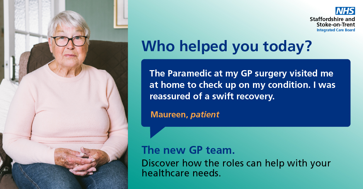 General Practice Support Team - Staffordshire and Stoke-on-Trent, ICS