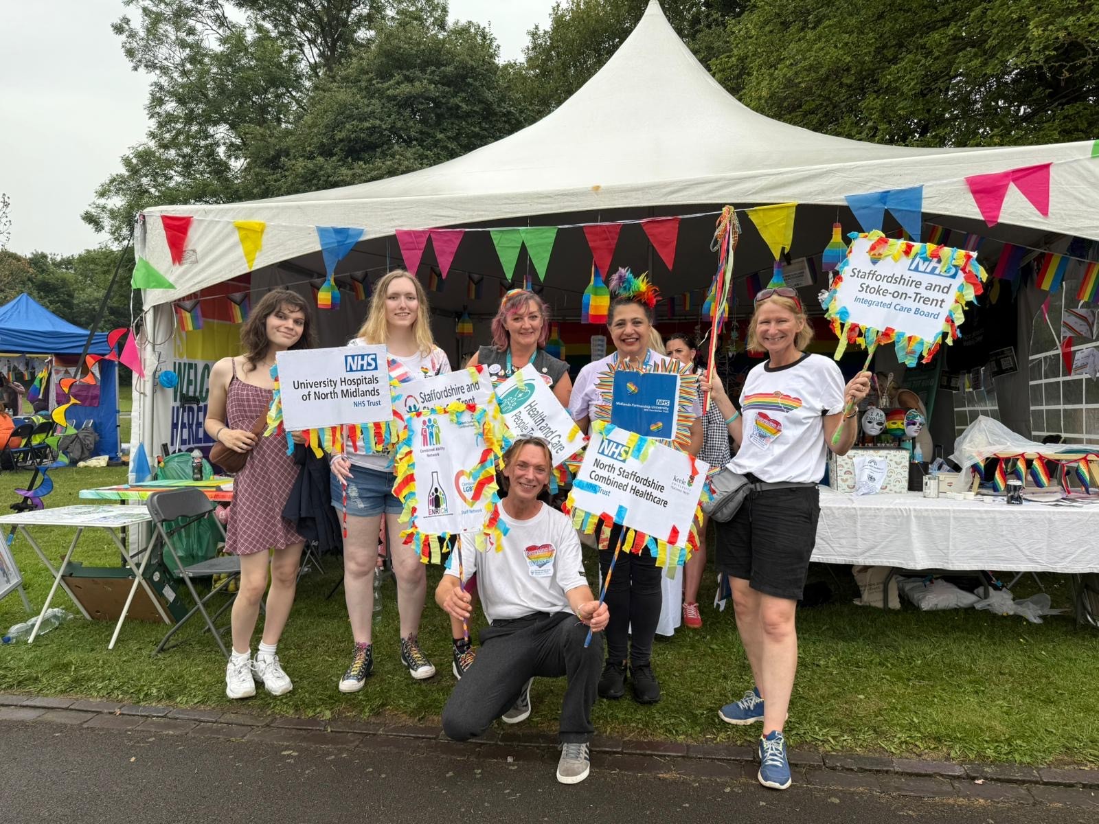 NHS partners join forces to celebrate Stoke-on-Trent Pride 2025 ...